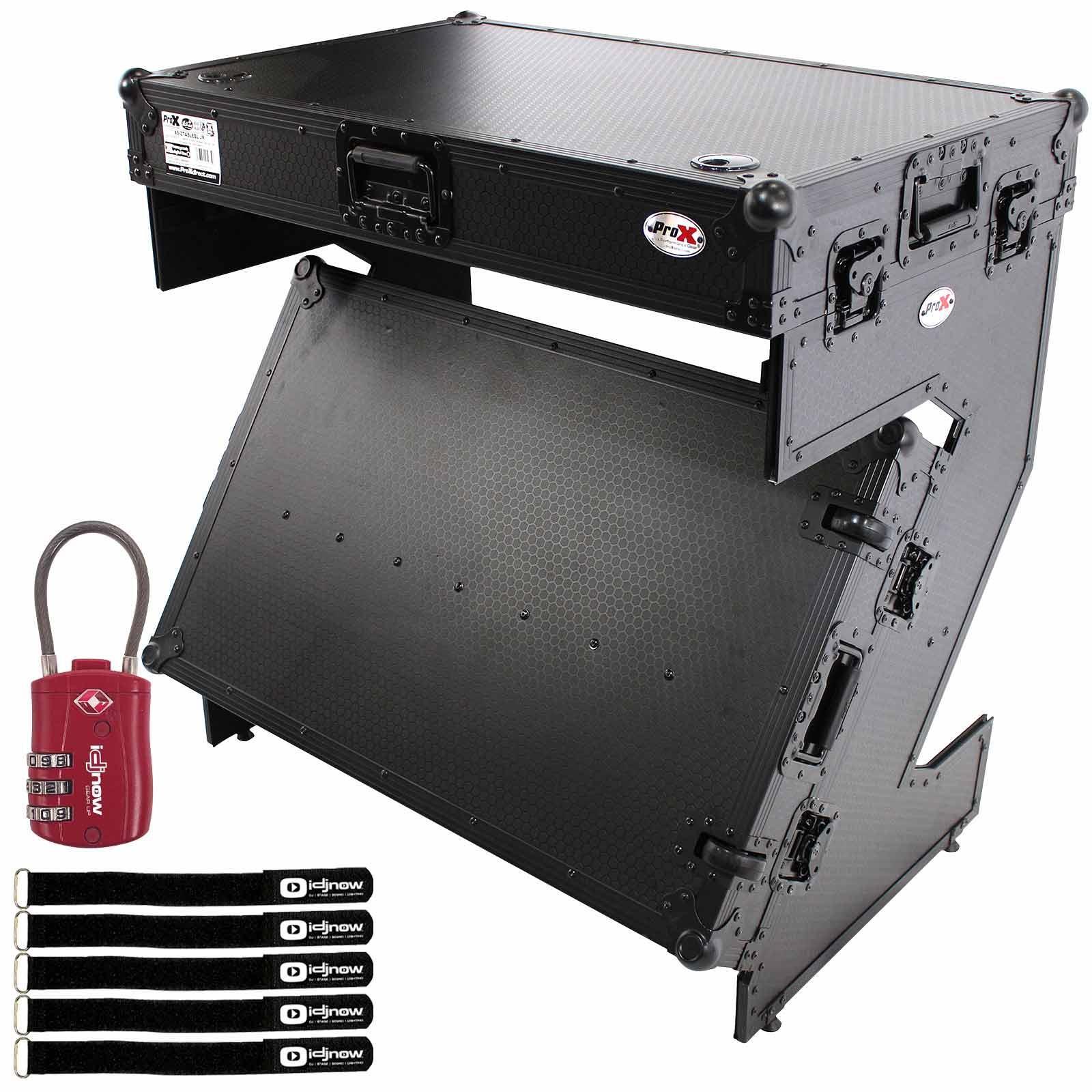 ProX XS-ZTABLEBL JR Portable Z-Style DJ Table Flight Case w Wheels ...