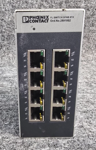 PHOENIX CONTACT FL SWITCH SFNB 8TX ETHERNET SWITCH 2891002 | eBay