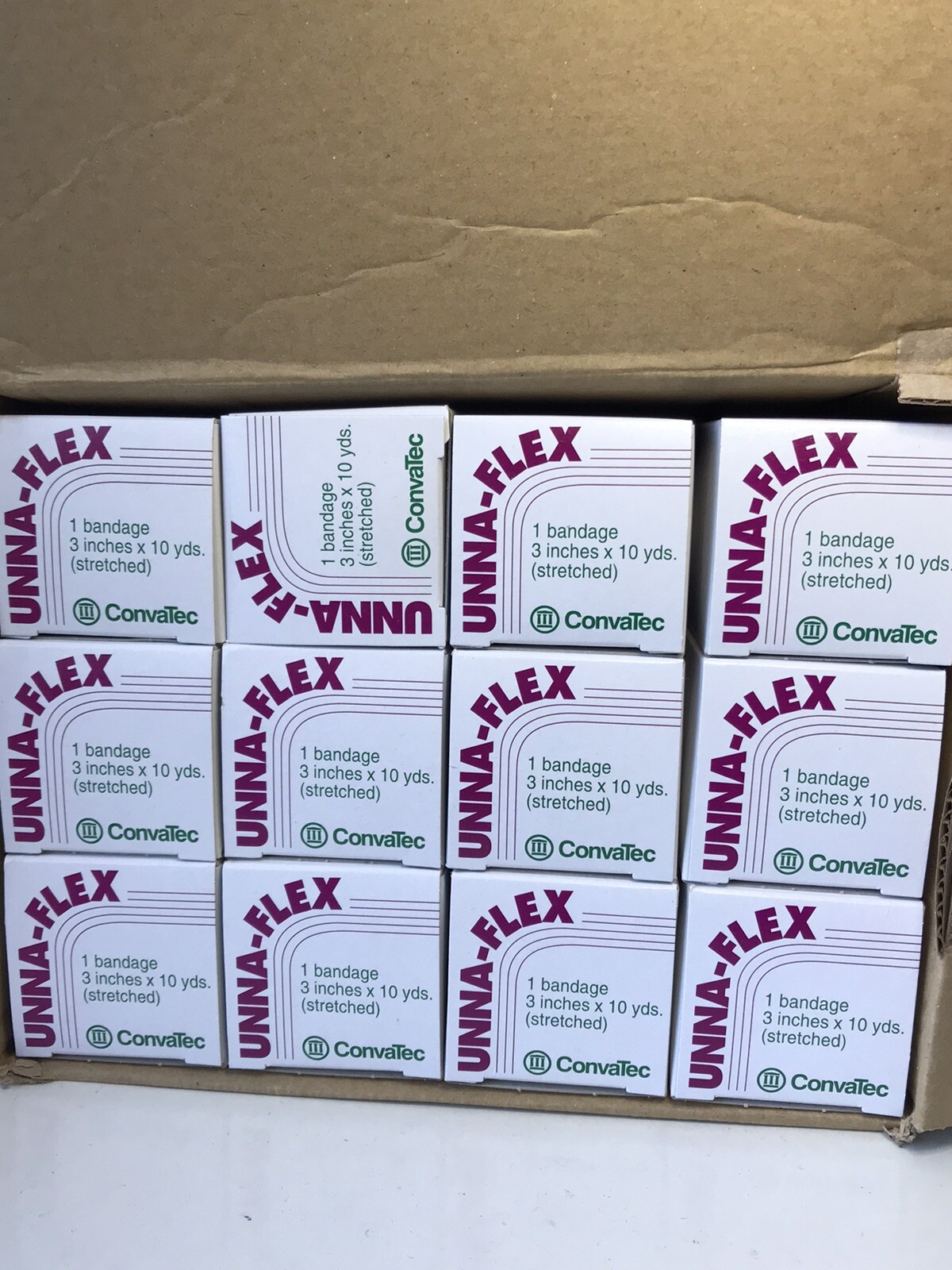 Unna-Flex Unna Boot 3" X 10 YD Elastic, 650940 - Lot of 12 | eBay