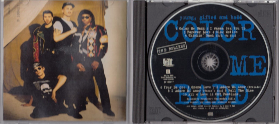 Color Me Badd - Young, Gifted & Badd: The Remixes (CD, Nov-1992, Giant ...