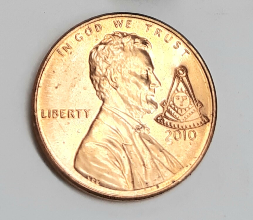 Masonic Lodge Past Master Mason Penny Punch Stamping Tool Freemason | eBay