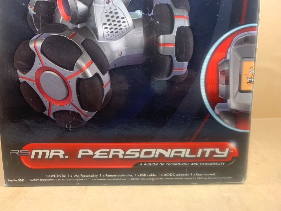 NEW - Rare Wowwee Mr. Personality Robot and Robosapian Robot w/ Box and ...