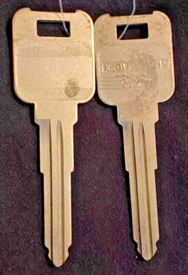 2 KEYS for 1991-1995 Mazda MX5 Miata Automotive Key Blank Blanks Keys ...