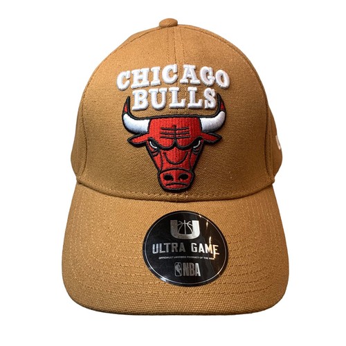 *NEW* Ultra Game NBA Chicago Bulls Adjustable Hat Cap Khaki Carhart ...
