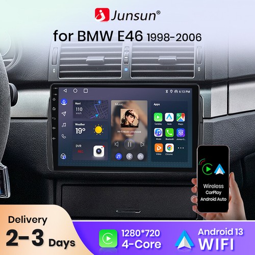1998-2006 BMW 3-Series E46 Apple Carplay Car Stereo Radio Android13 GPS ...