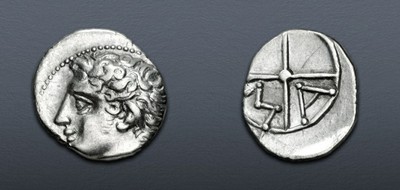 Celtic Gaul, Massalia 100-50 BC Obol Ancient Silver Coin | eBay