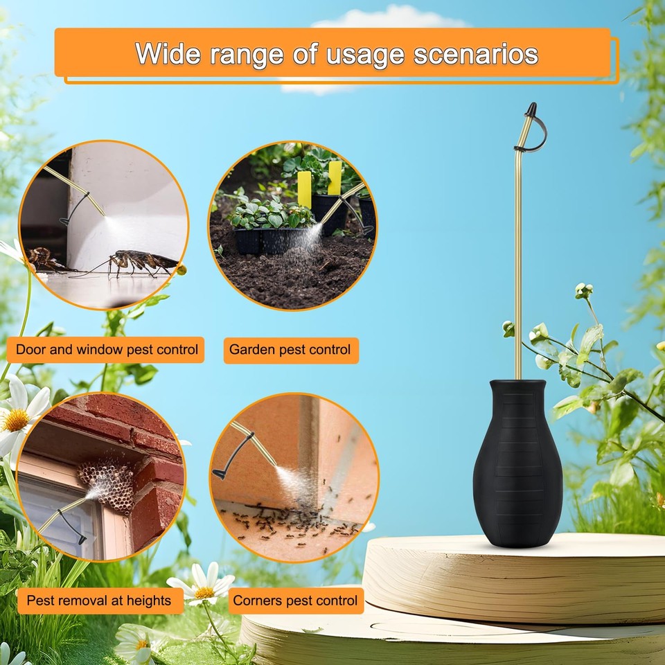 Diatomaceous Earth Duster, Powder Sprayer, Garden Duster Applicator ...