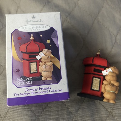 Hallmark Keepsake Ornament Forever Friends Andrew Brownsword 1998 Bears ...