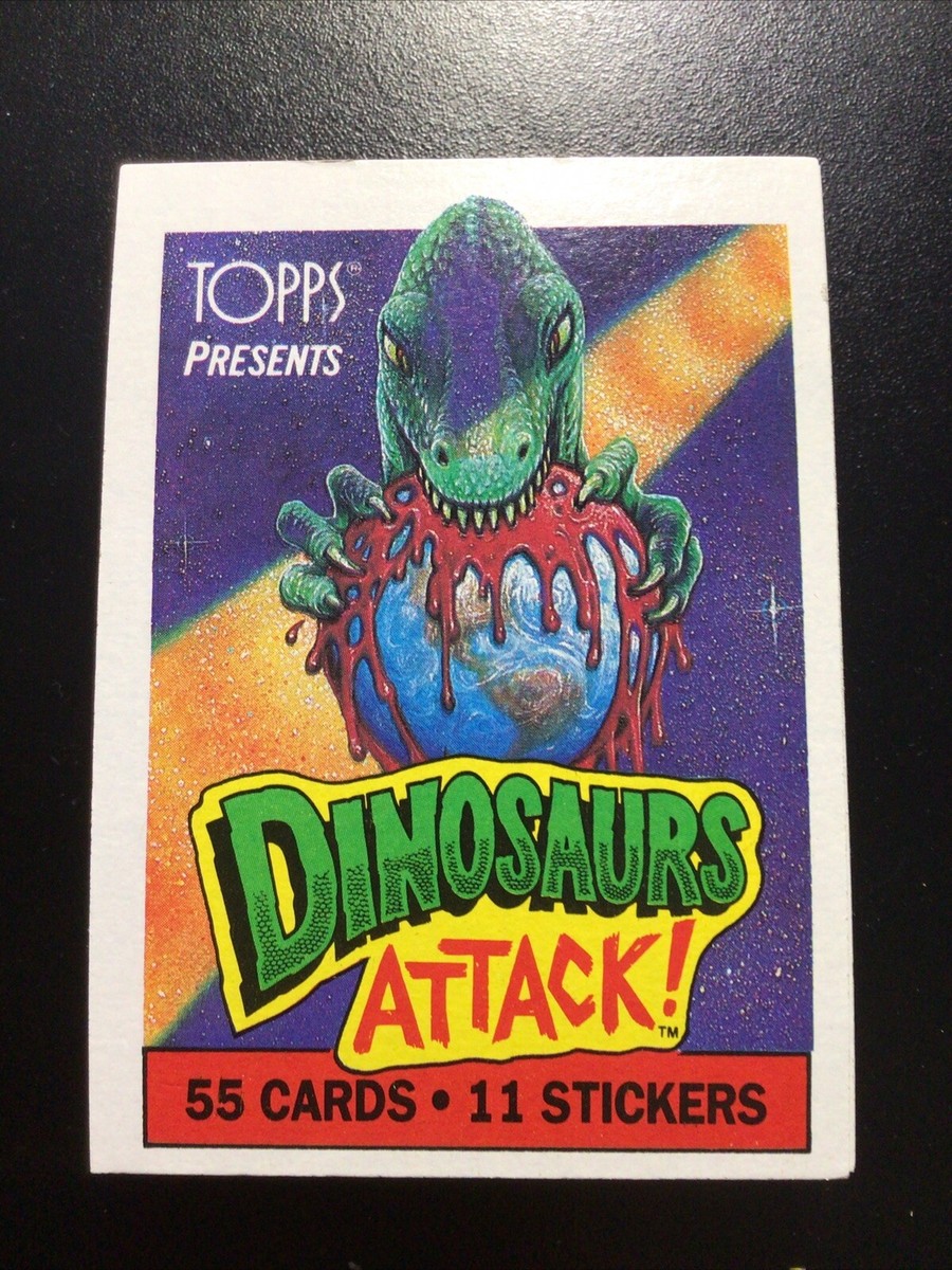 Dinosaurs Attack Scanner Disaster Dinosaurs Attack! Trading Cards And