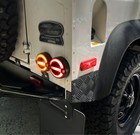 8pc 73mm Clear Amber/White/Red Full LED Front & Rear Lighting Kit For ...