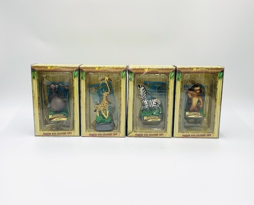 Dreamworks Madagascar 2005 Figurines with Collector Card Russ Lot Of 4 ...