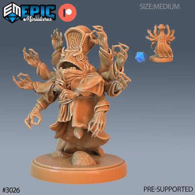 Frog Warlock A | Epic Miniatures | RPG D&D Pathfinder Wargaming | eBay