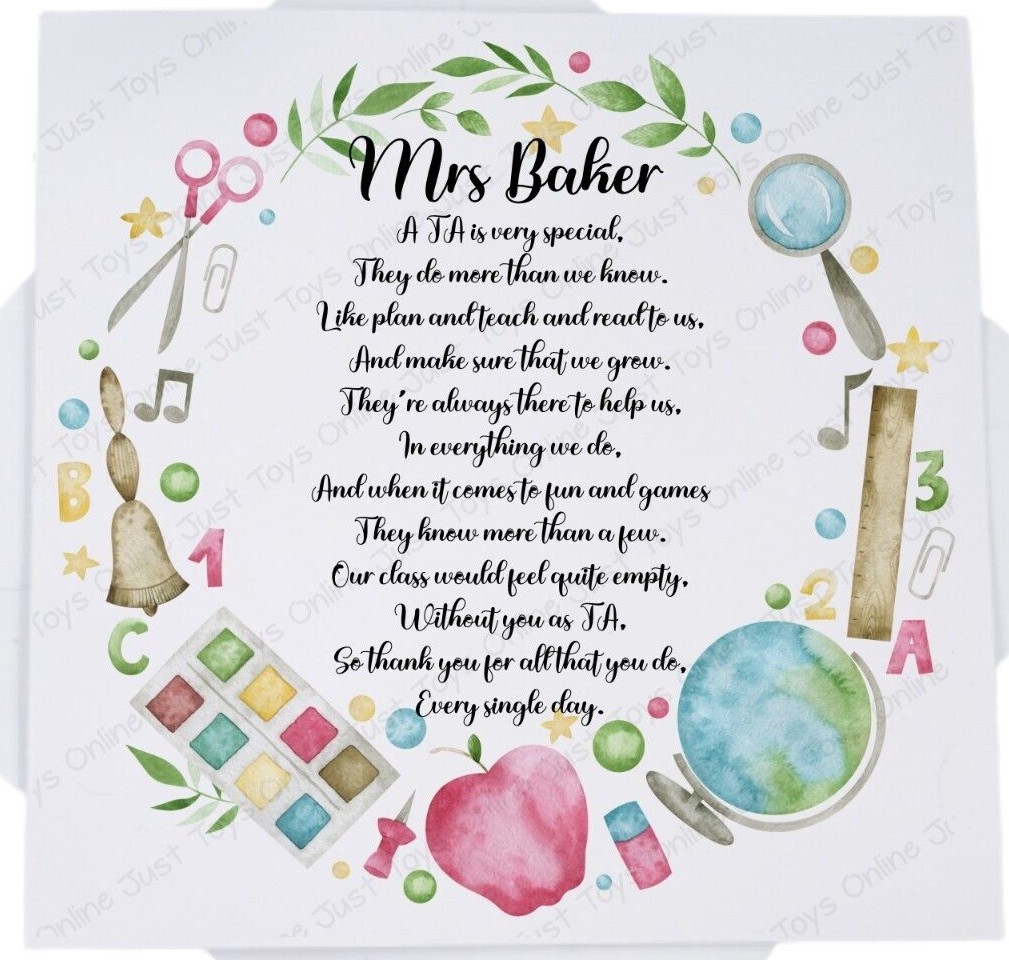 Short Teachers Appreciation Poems Because Of You.pdf | Teacher