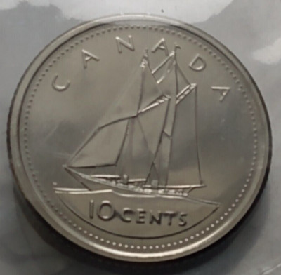 2002P CANADA 10 CENTS PROOF LIKE DOUBLE DATE 1952-2002 DIME SEALED COIN ...
