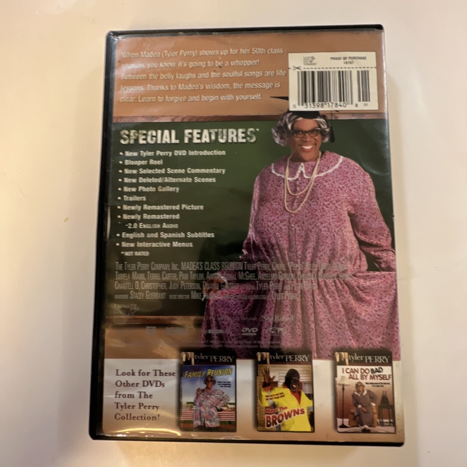 Madea's Class Reunion (DVD, 2003) 31398178408| eBay