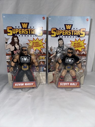 WWE Mattel Superstars Kevin Nash and Scott Hall Series 2 wwf nWo ...