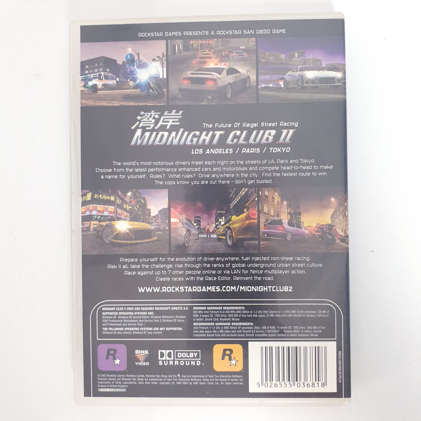 Midnight Club 2 PC Game CD ROM Game Free Postage | eBay