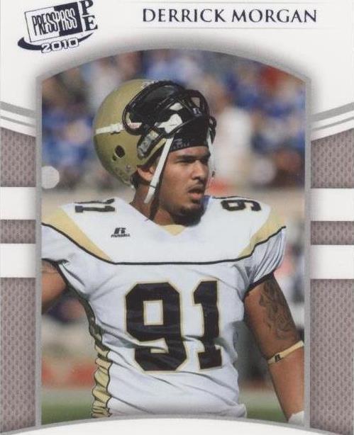 2010 Press Pass Portrait Edition - Derrick Morgan #34 (RC) for sale ...