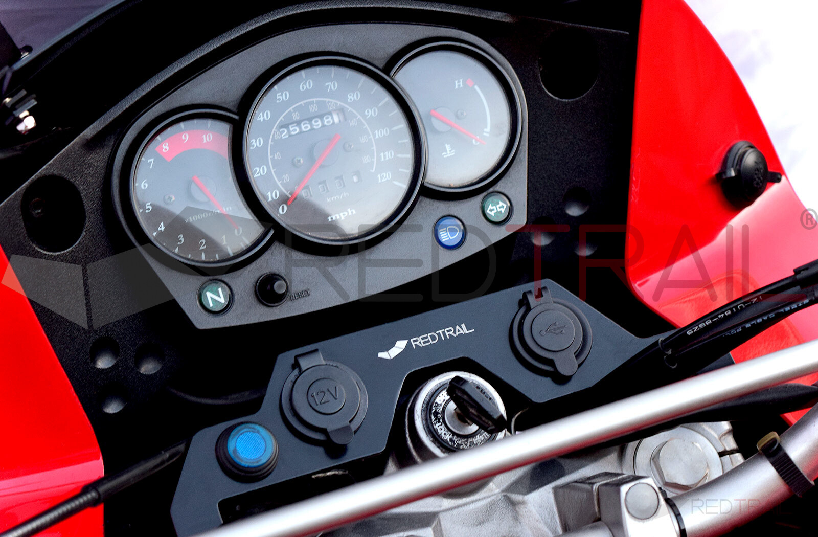 KLR 650 Dash Panel 12v 5v USB | eBay