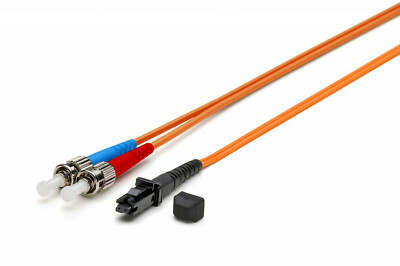 Wirewerks Duplex Fiber Optic Patch Cable - Lot of 5 - ST/PC-MTRJ/PC ...