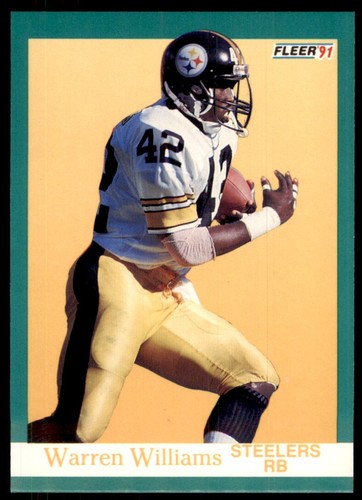 1991 FLEER WARREN WILLIAMS PITTSBURGH STEELERS #167 | eBay