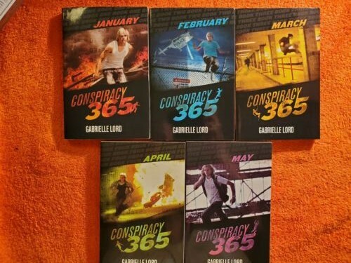 Lot of 5 Conspiracy 365 Series Books Set Gabrielle Lord January - May ...
