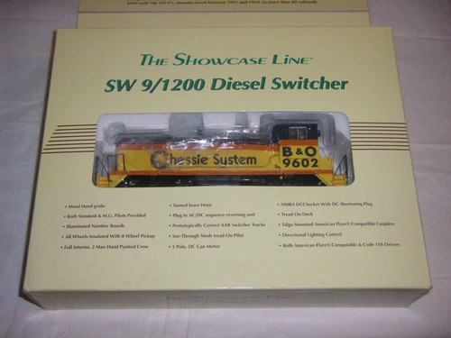 The Showcase Line sw/1200 Diesel Switcher Chessie System #9602 Gauge ...