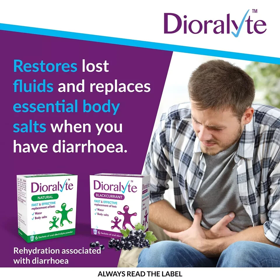 Dioralyte -Fast and Effective, Treatment for Reducing Dehydration - 6 ...