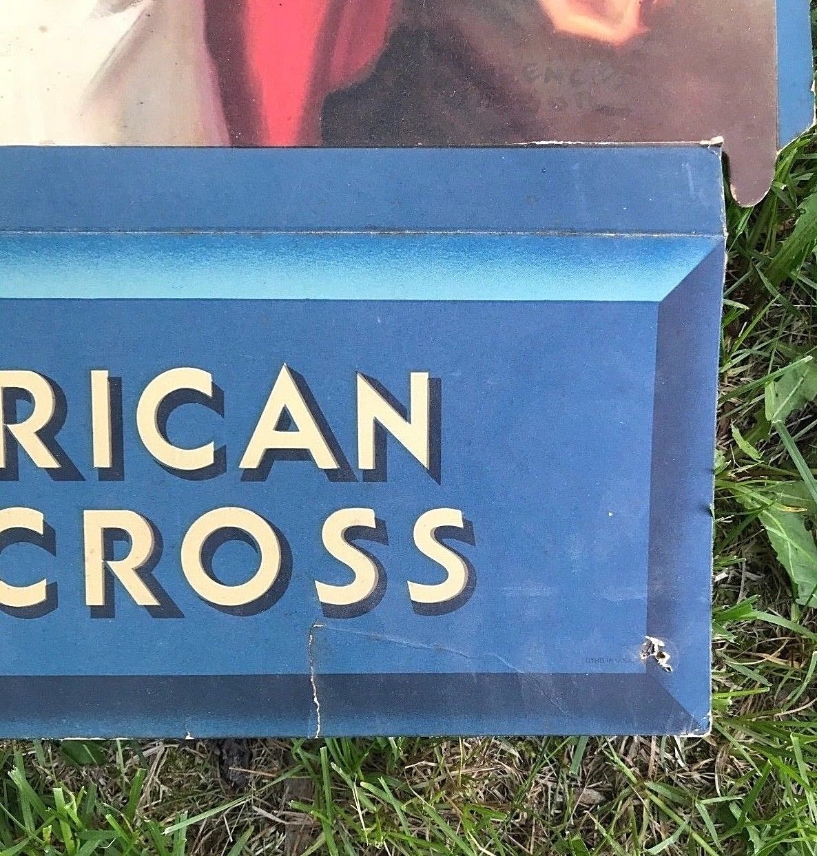 ORIGINAL WWI JOIN! AMERICAN RED CROSS STORE DISPLAY STAND POSTER | eBay