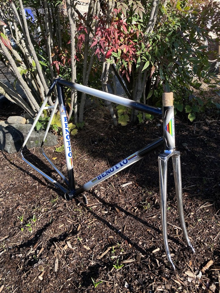 Benotto Pista/Track Steel 54.5 CM Frame & Fork Original Paint & Decals ...