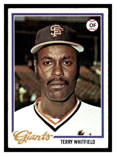 1978 Topps #236 Terry Whitfield - San Francisco Giants | eBay