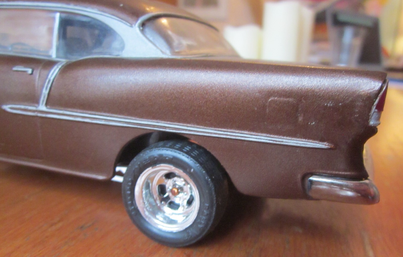 Monogram 1955 Chevy HT Drag Gasser Street Machine Badman? 1/24 Built | eBay