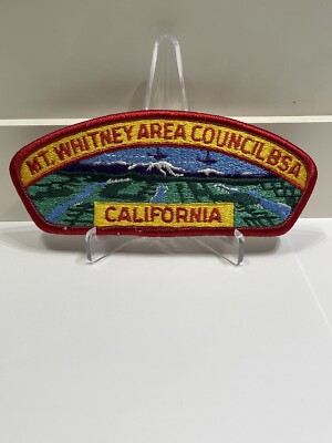 Mt. Whitney Area Council CSP California CA Boy Scouts Patch BSA Merged ...