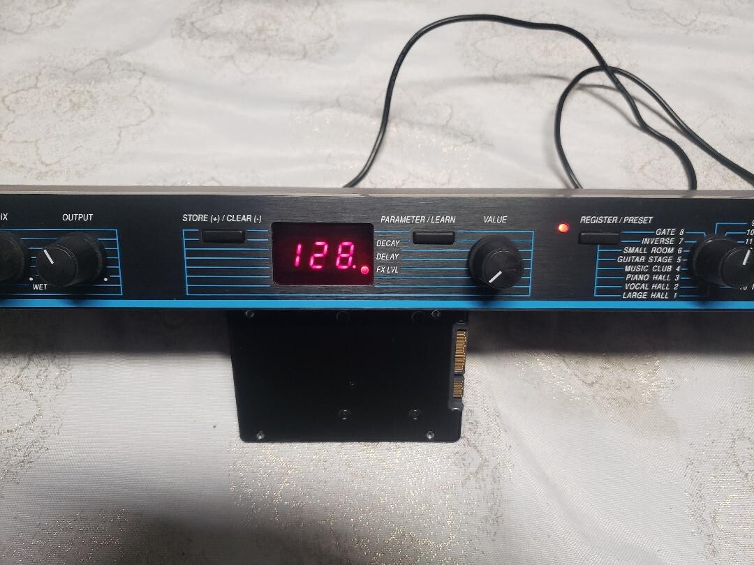 Lexicon Reflex Dynamic Midi Reverberator, Stereo Effects Processor ...