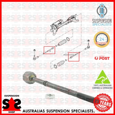 Front Axle Inner Tie Rod Suit LAND ROVER Range Rover Iv (L405) 3.0 SCV6 ...