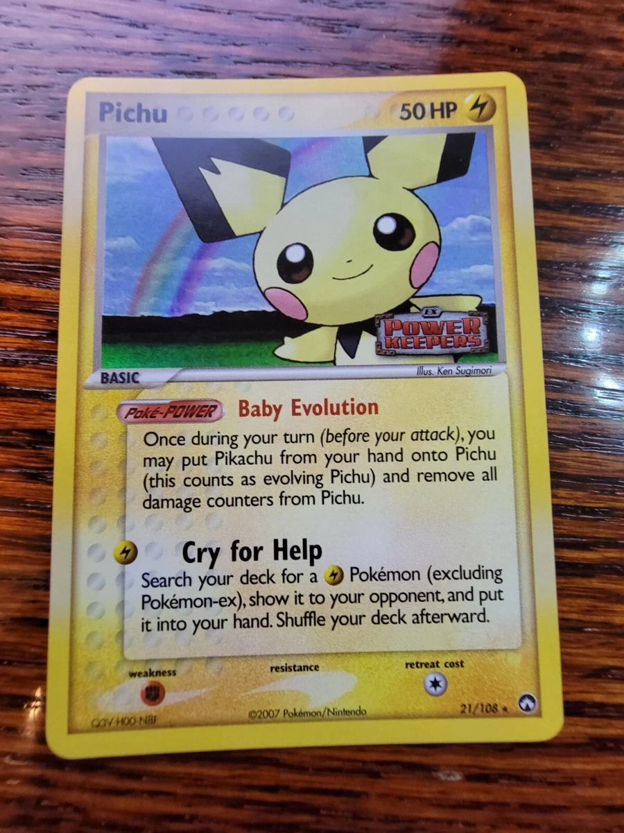 Pokemon Cards Pichu Ex