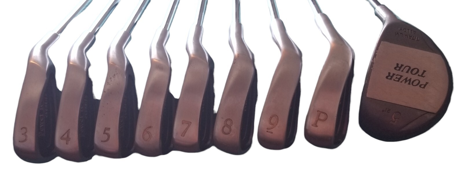Golf Clubs MRH Set 9 Power Tour Classic Ovrsize Irons 3-4-5-6-7-8-9-pw ...