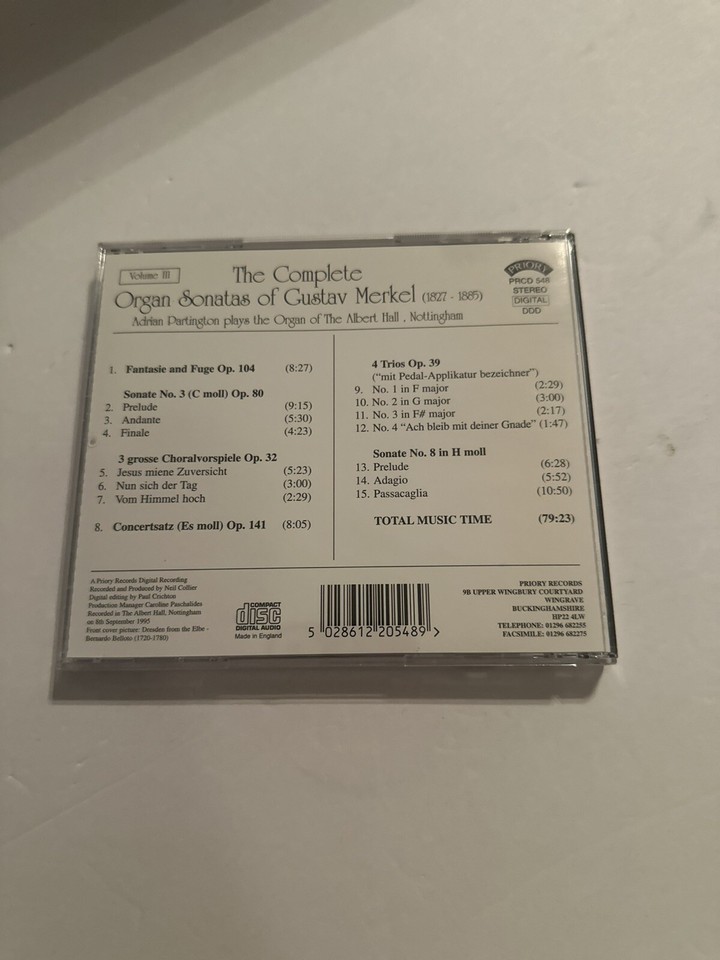 Adrian Partington - Merkel - Complete Organ Sonat... - Adrian ...
