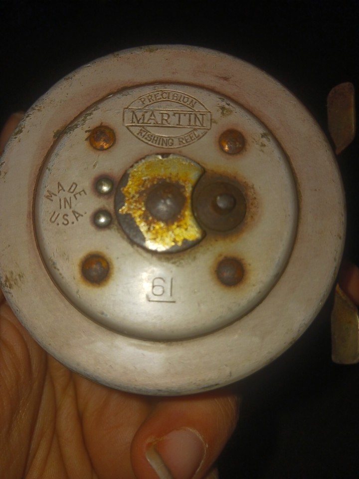 Vintage Martin USA Model 61 Fly Fishing Reel Free-Spool Click Drag, RHW ...