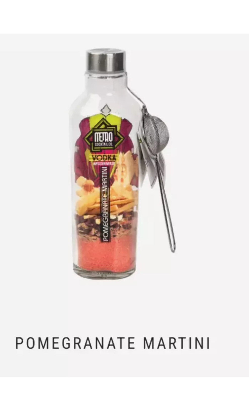 Metro Cocktail POMEGRANATE MARTINI Infusion Mixer 3.7 oz (106g) | eBay