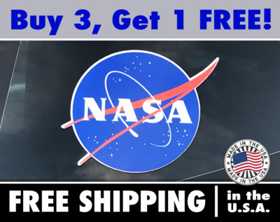 NASA Bumper Sticker Logo, NASA Car Sticker, NASA Car Decal, NASA Logo ...