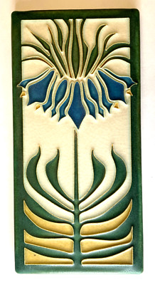 Beautiful Motawi Tileworks 4"x8" Persian Lily Tile Lapis | eBay