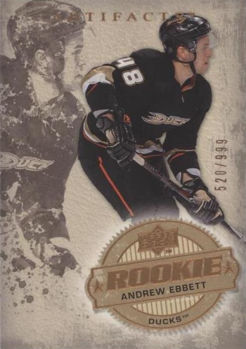 2008-09 Upper Deck Artifacts - Rookies Andrew Ebbett #237 /999 (RC) for ...