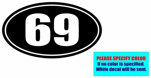 69 Sex Oral Vinyl decal sticker Graphic Die Cut Car Truck Boat Window ...