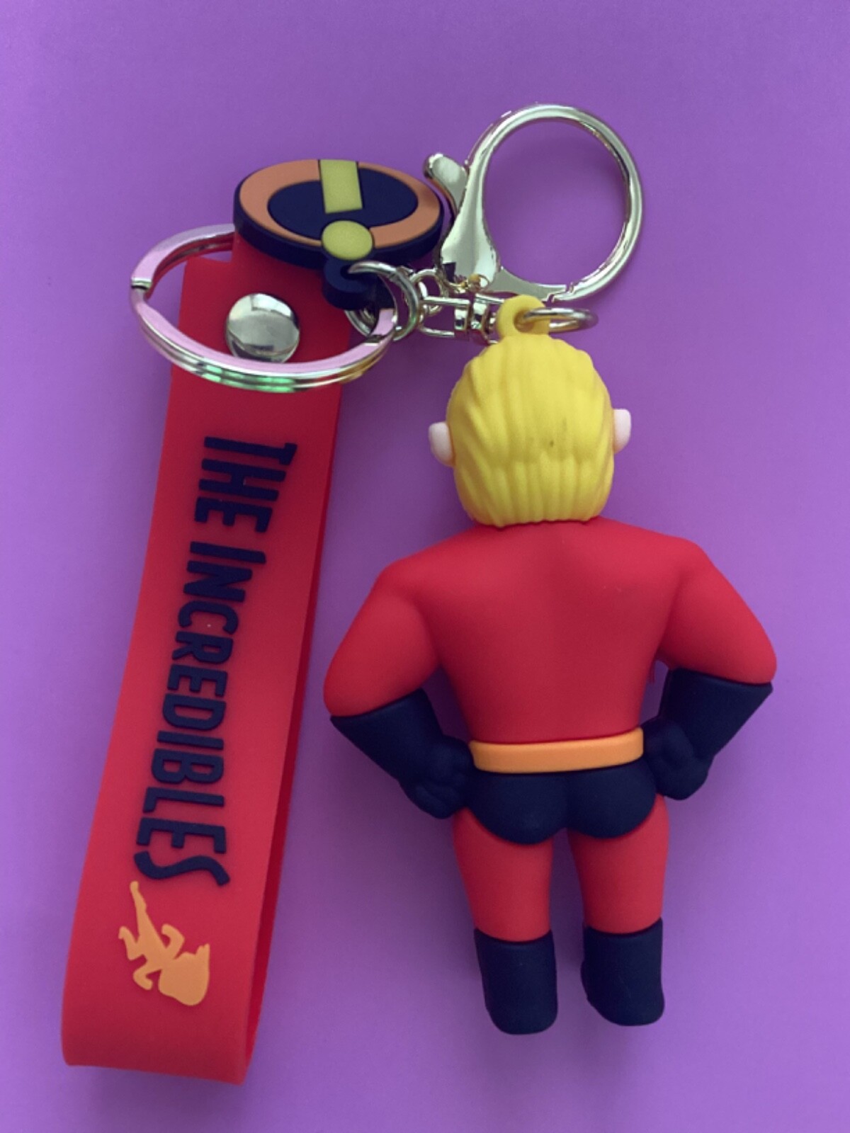 3D Rubber Keychain The Incredibles Character Keychain Key Ring No-1 | eBay
