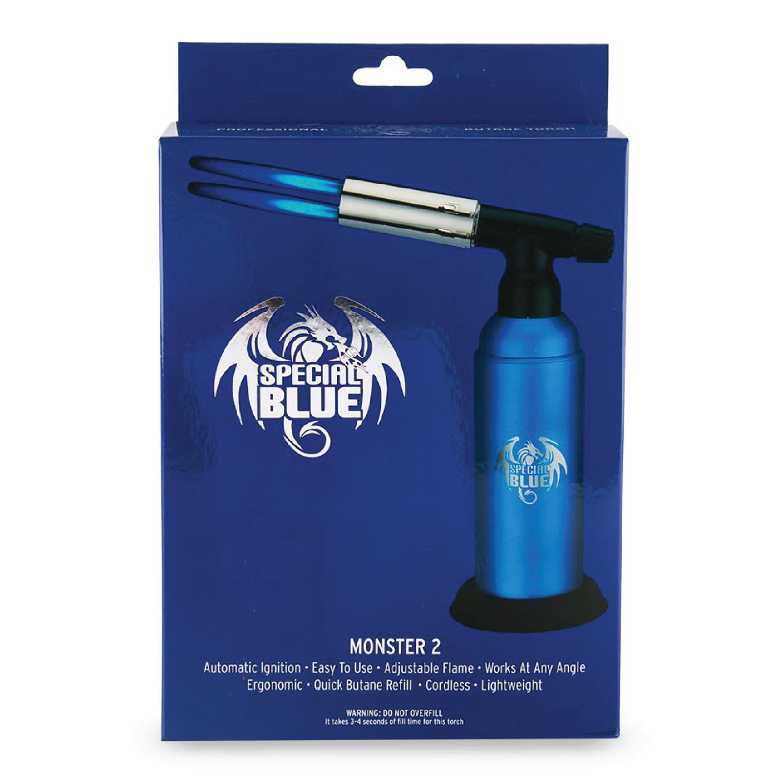 1x Torch Special Blue Monster 2 Blue Refillable Butane Torch ...