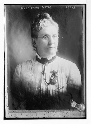 Susa Young Gates portrait bust c1900 Large Historic Old Photo | eBay