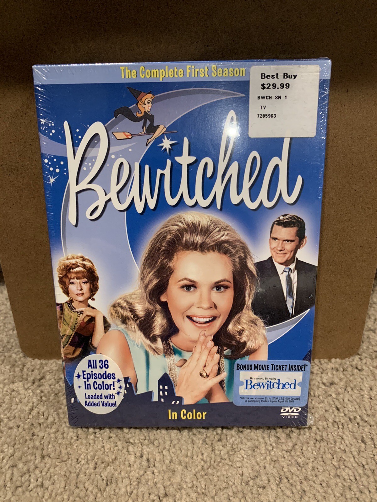 Bewitched - The Complete First Season (DVD, 2005, 4-Disc Set, Colorized ...