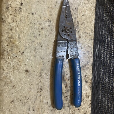 Klein Tools 1010 Long Nose Wire Stripper, Cutters,Crimping Multi Tool ...