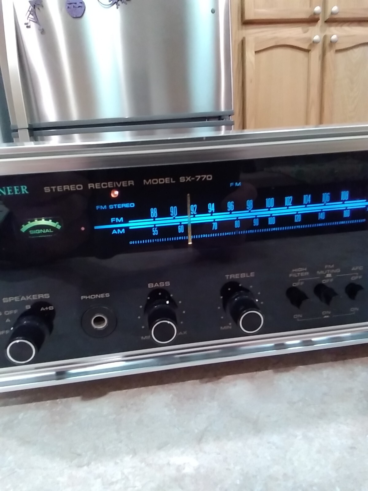 PIONEER SX-770 AM/FM STEREO RECEIVER WORKING GREAT LOOK VINTAGE 1970'S ...